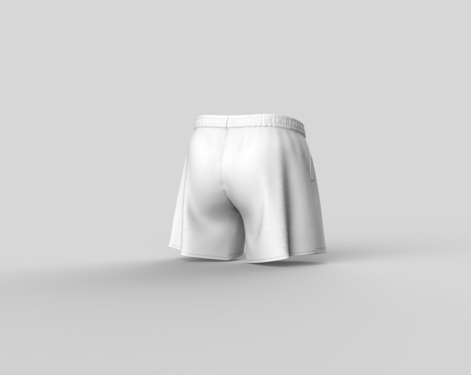 Mens Sport Shorts 3D model | CGTrader