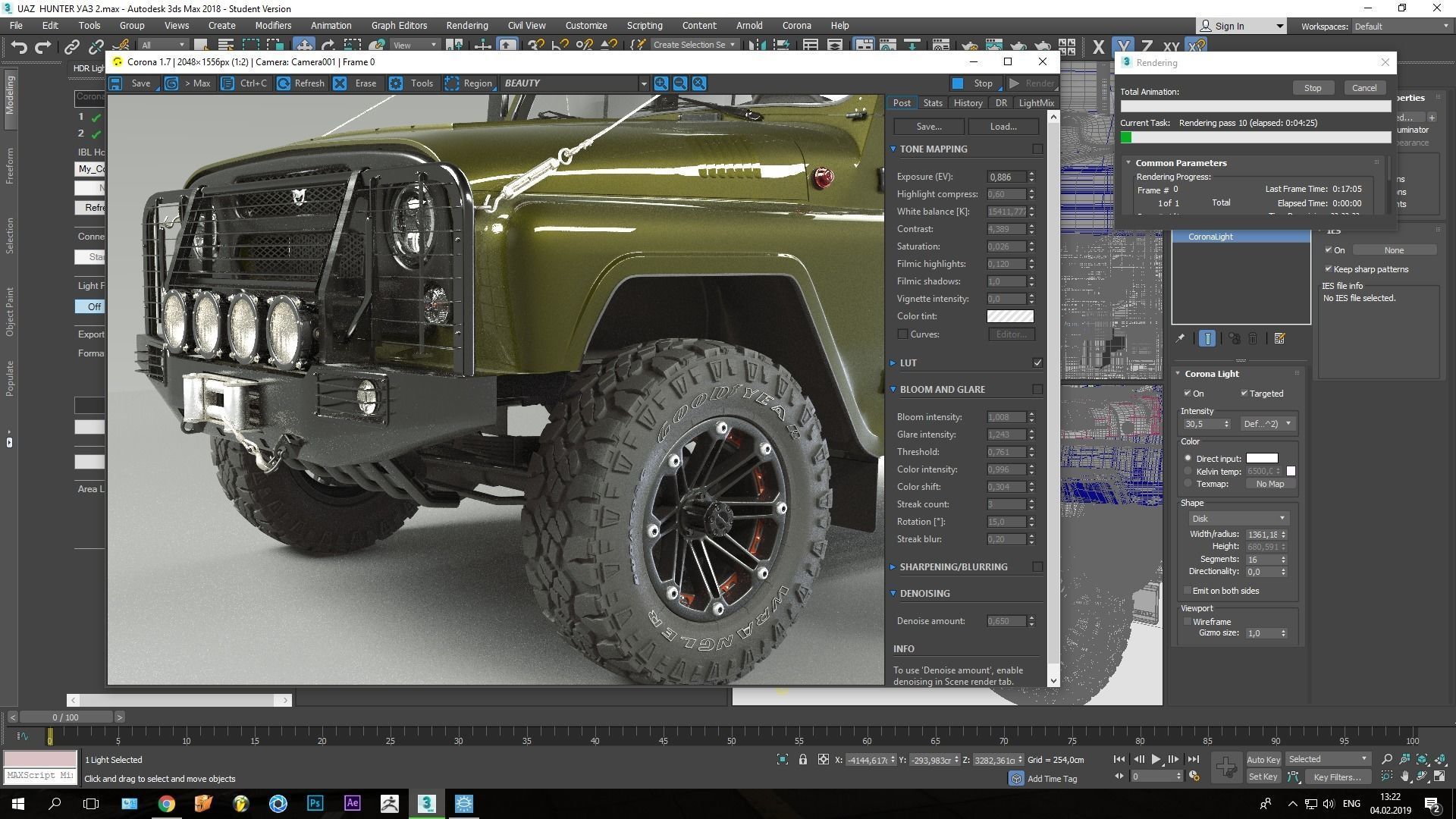 3D model UAZ HUNTER full tuning 3D model | CGTrader