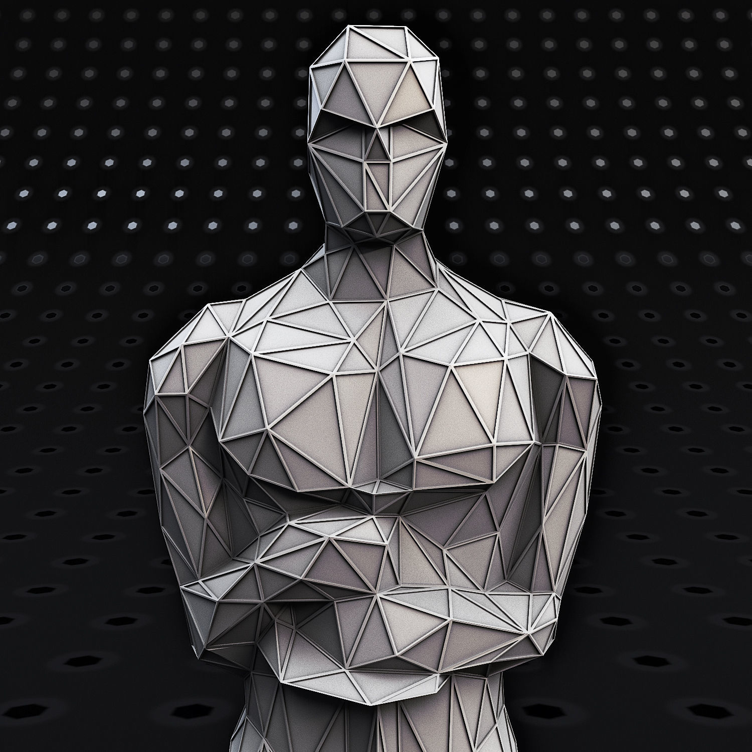 Oscar Low Poly 3 3D model 3D printable | CGTrader
