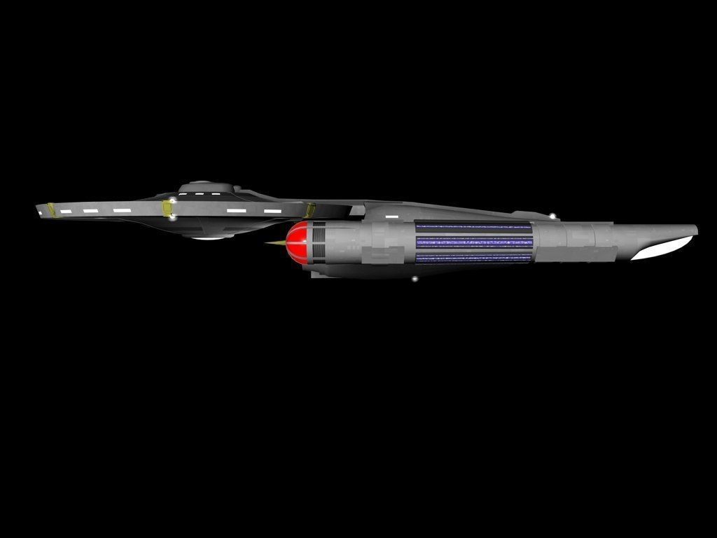 USS Draco Star Trek Style Ship 3D model | CGTrader