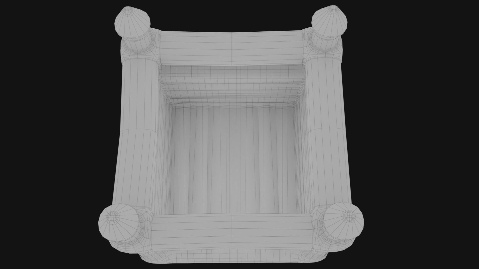 3D model 3D low poly PBR bouncy inflatable castle VR / AR / low-poly ...