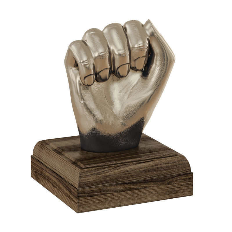 Kingston Hand Fist Decor Sculpture 3D model | CGTrader