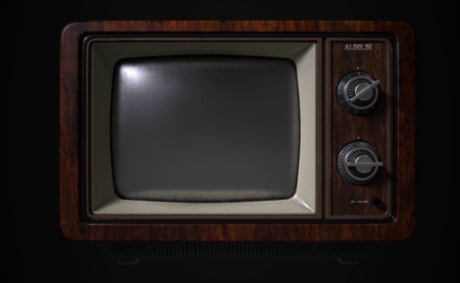 3D model Old TV VR / AR / low-poly | CGTrader