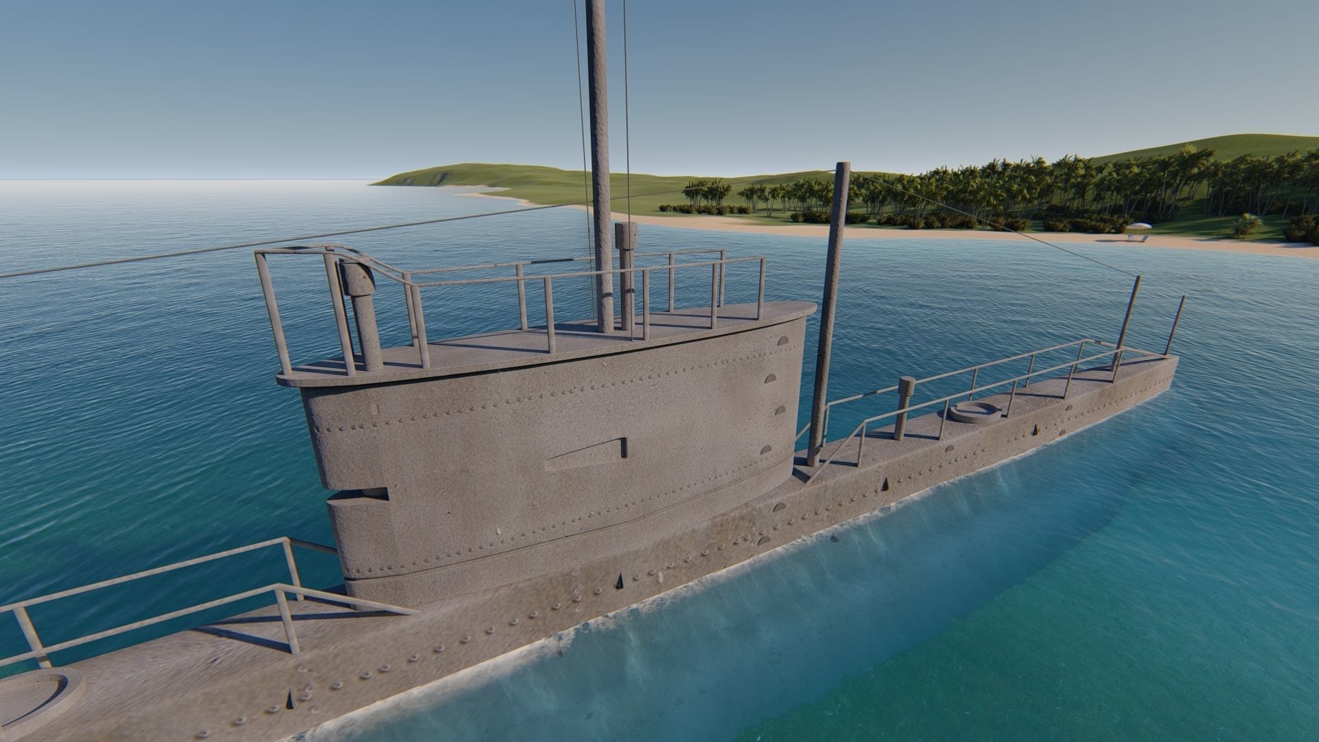 AE2 Australia Submarine 3D model | CGTrader