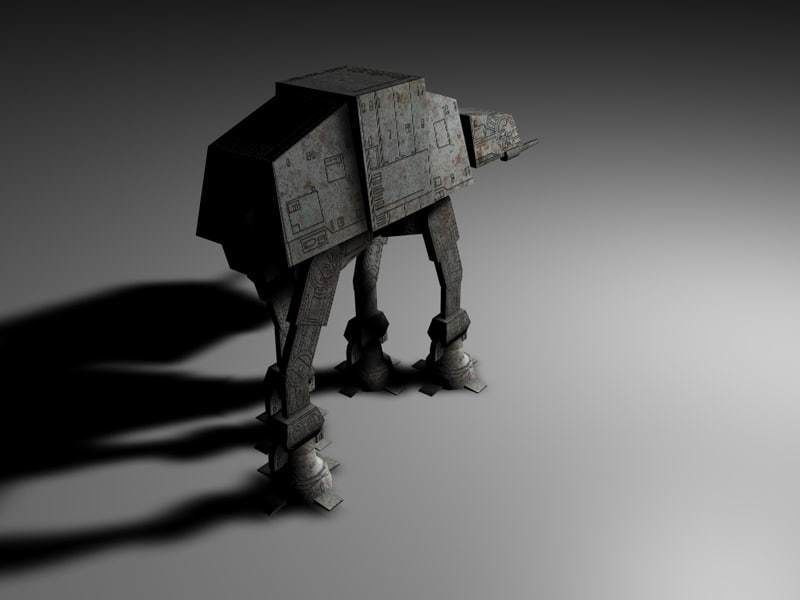 3D model Star Wars - Lowpoly Vehicles VR / AR / low-poly | CGTrader