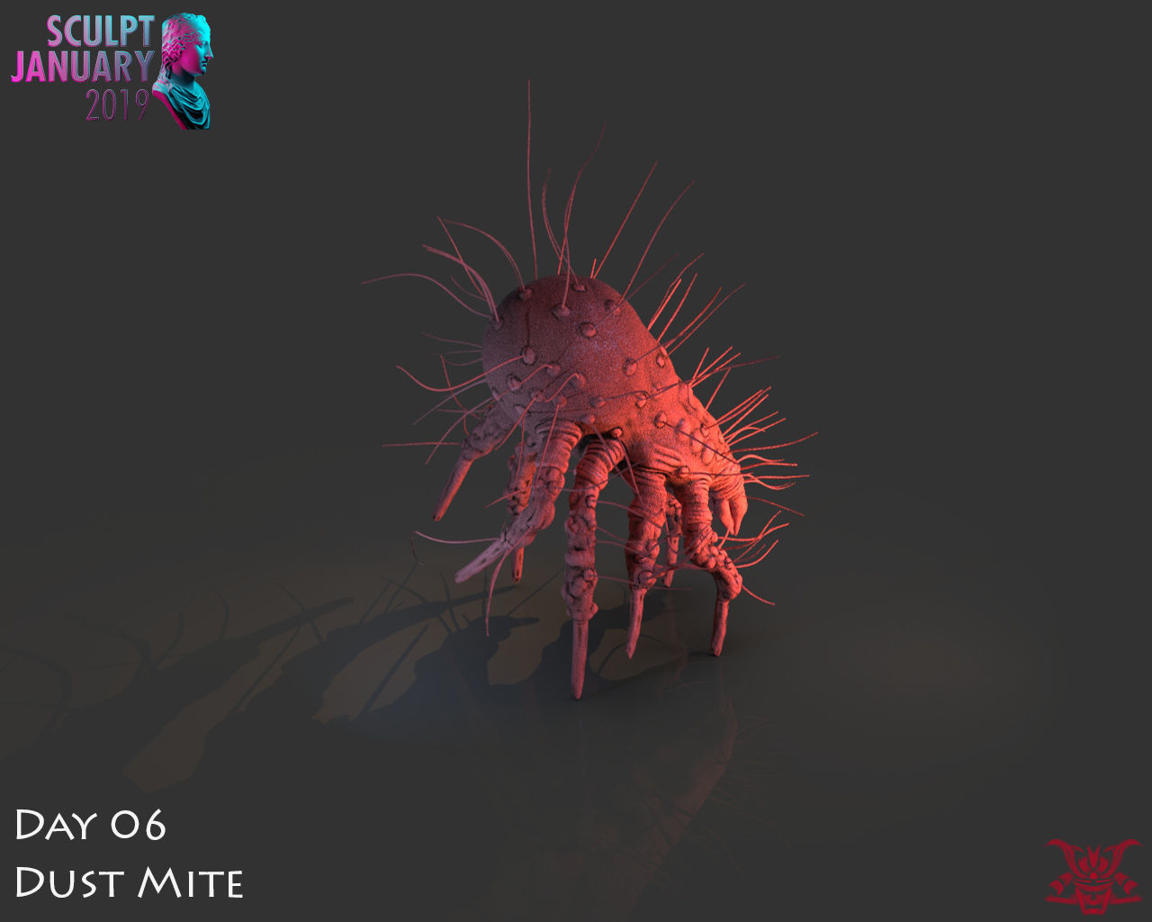Dust Mite Timelapse And Model 3D model 3D printable | CGTrader