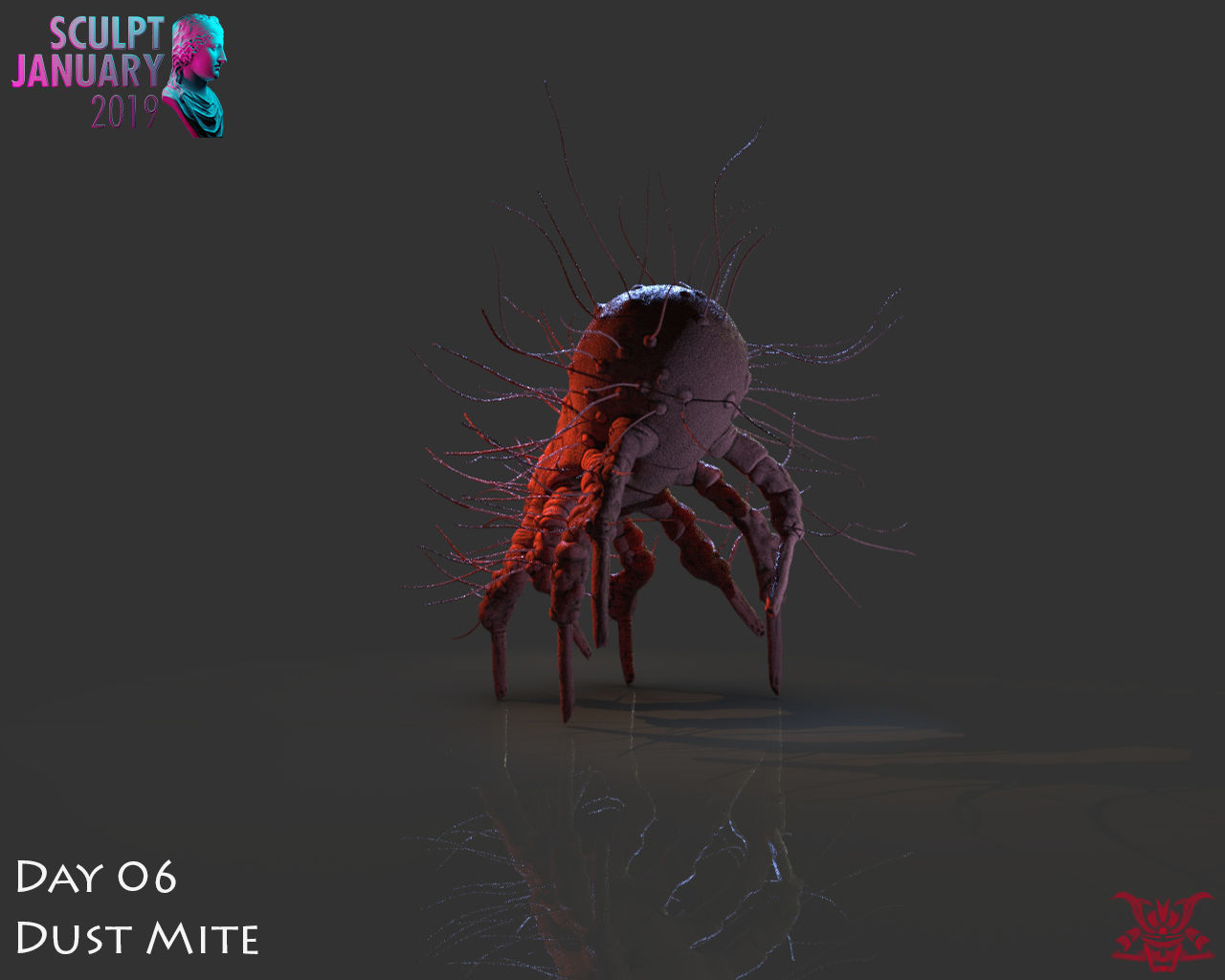 Dust Mite Timelapse And Model 3D model 3D printable | CGTrader
