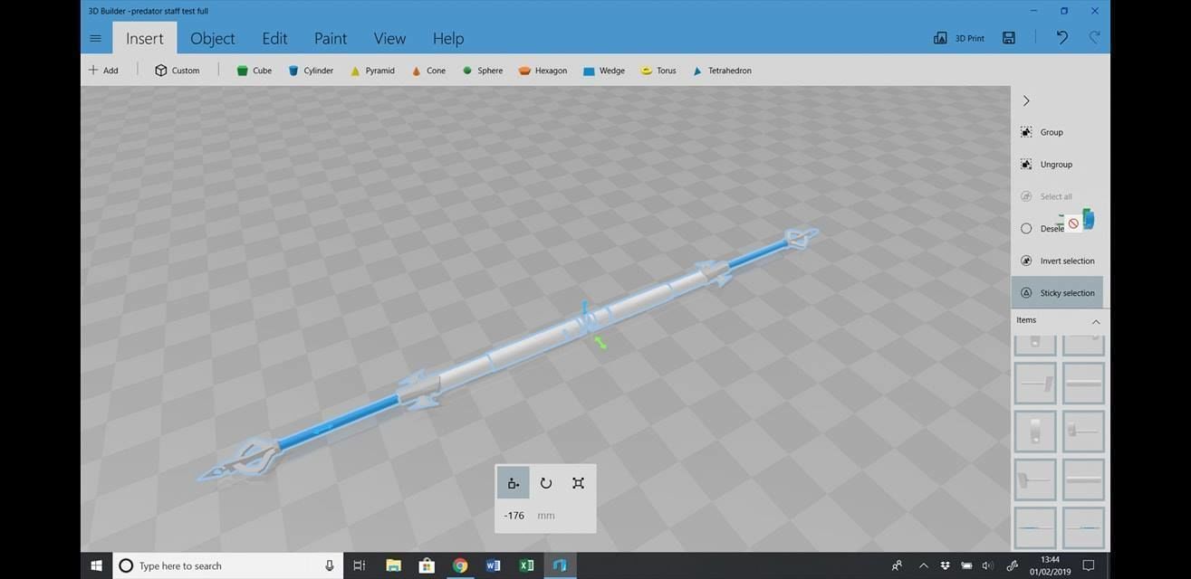 Predator Spear Retractable 3D model 3D printable | CGTrader