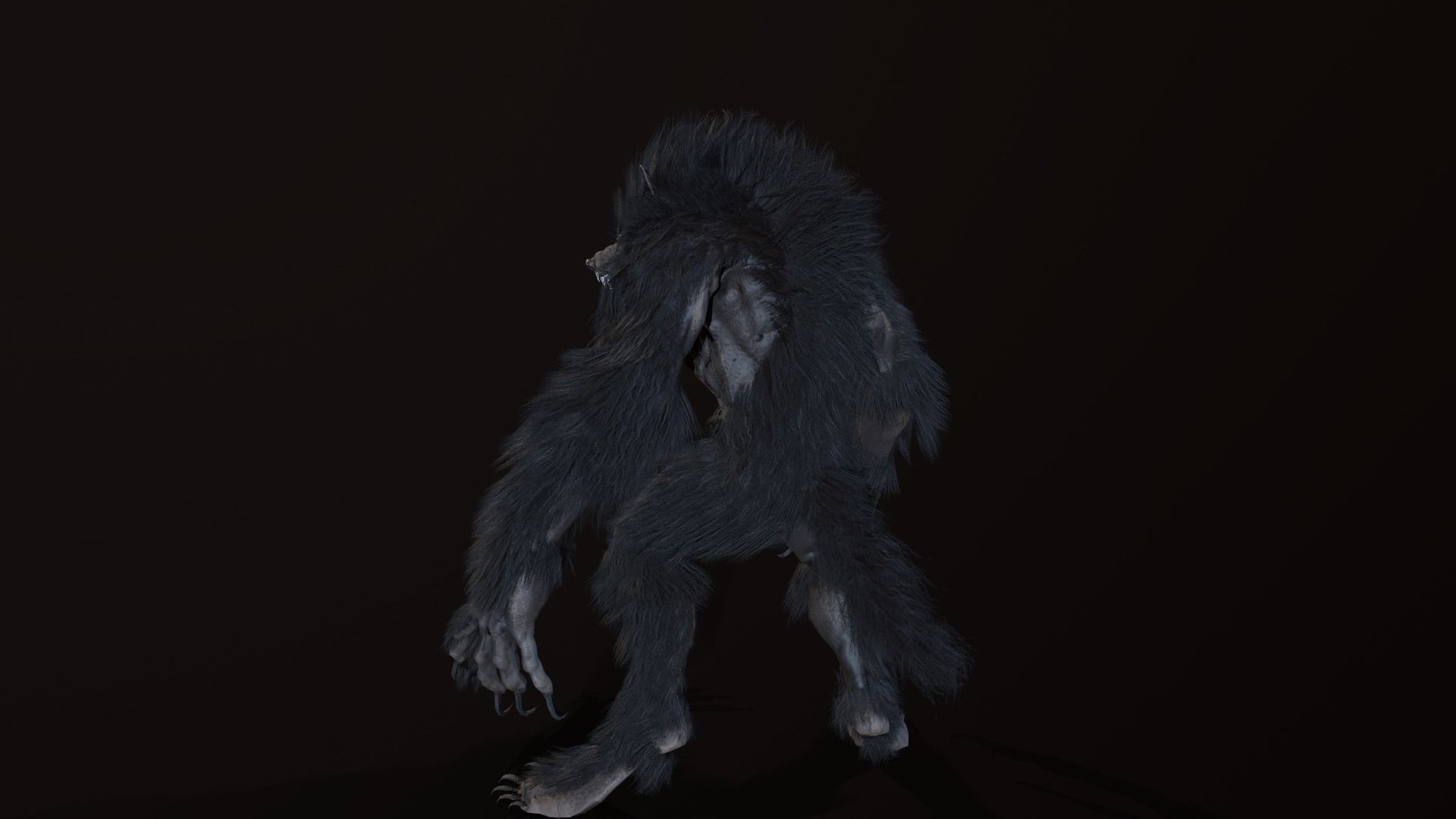 3D model Werewolf VR / AR / low-poly rigged animated | CGTrader