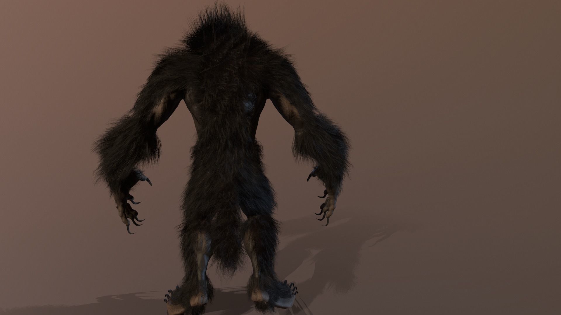 3D model Werewolf VR / AR / low-poly rigged animated | CGTrader
