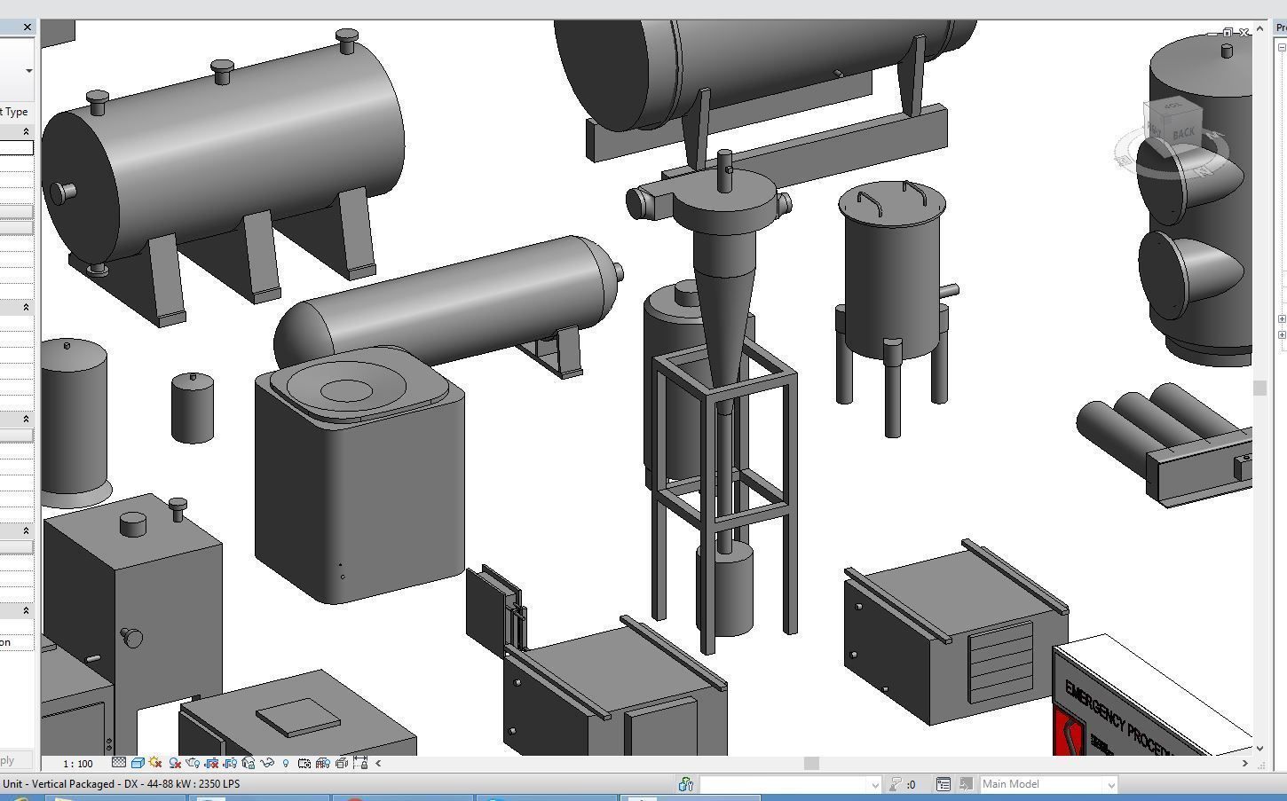 Mechanical Equipments Revit Families 2016 3D model | CGTrader