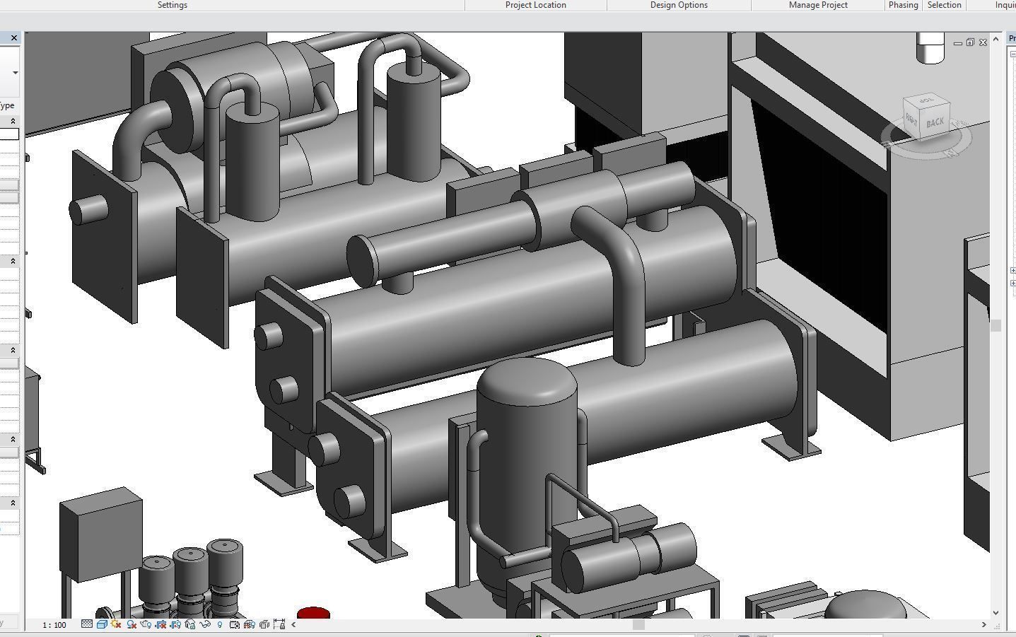 Mechanical Equipments Revit Families 2016 3D model | CGTrader