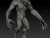 Werewolf zbrush High poly project 3D model | CGTrader