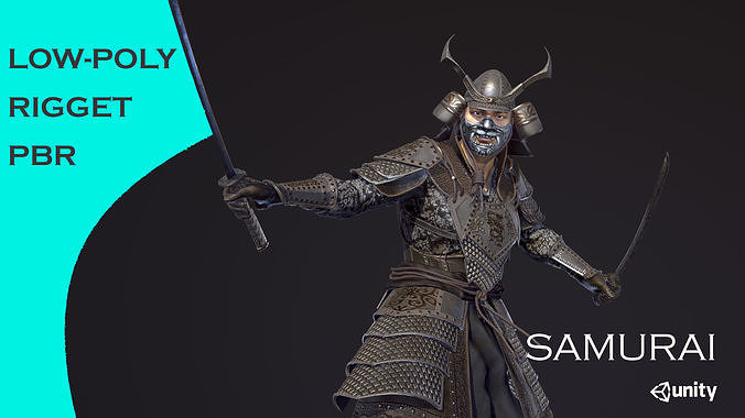 3D model Samurai low-poly models VR / AR / low-poly rigged | CGTrader