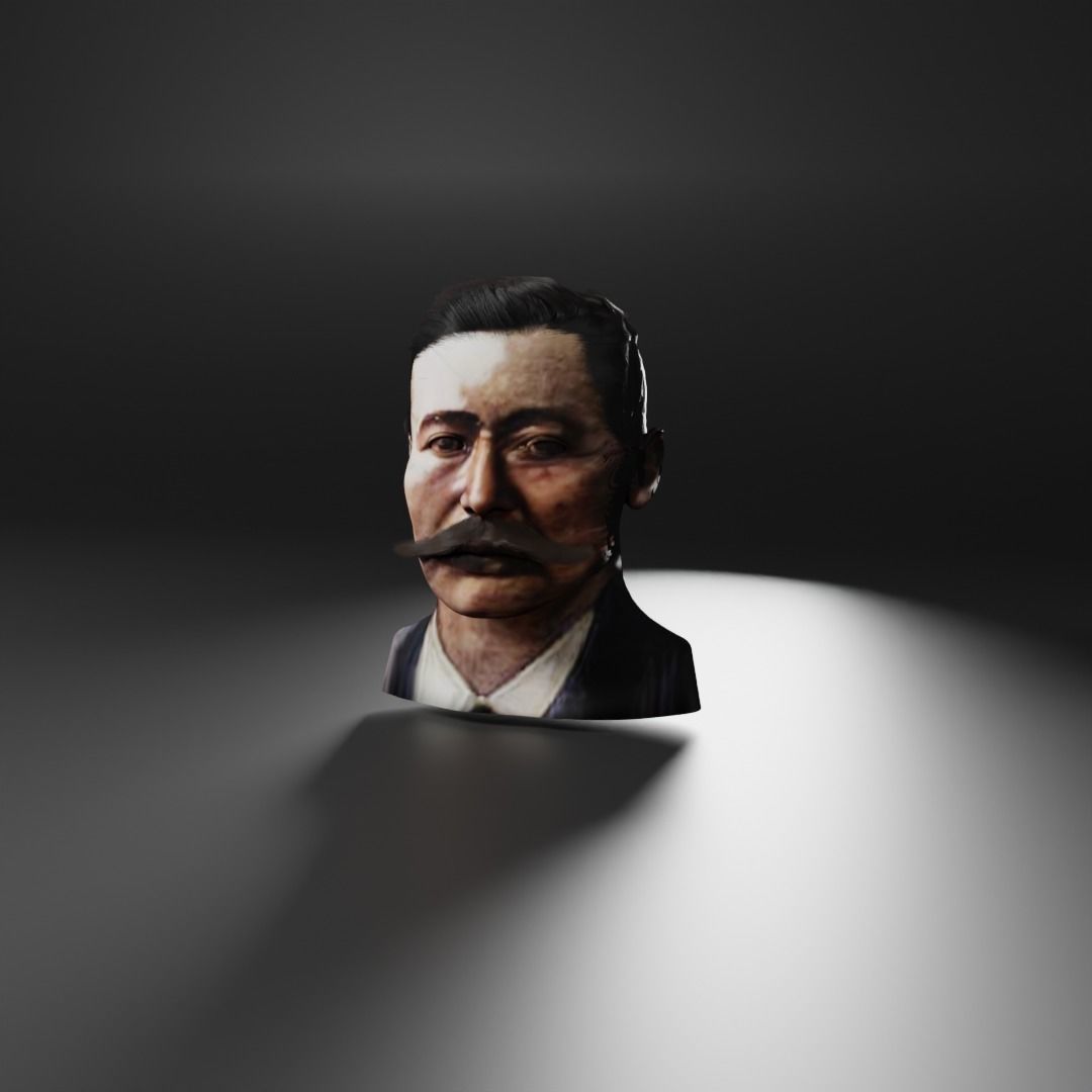 3D model joseph rumillet head VR / AR / low-poly | CGTrader