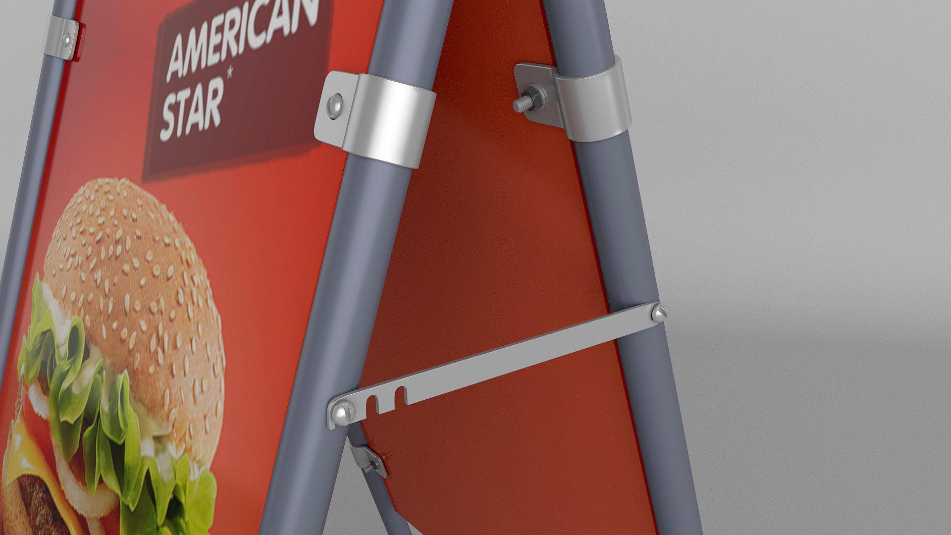 Sign Standing 3d model 3D model | CGTrader