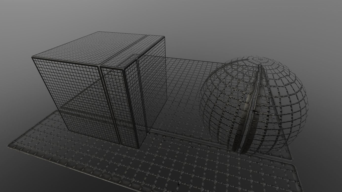 Metal Crate Textures PBR 3D model | CGTrader