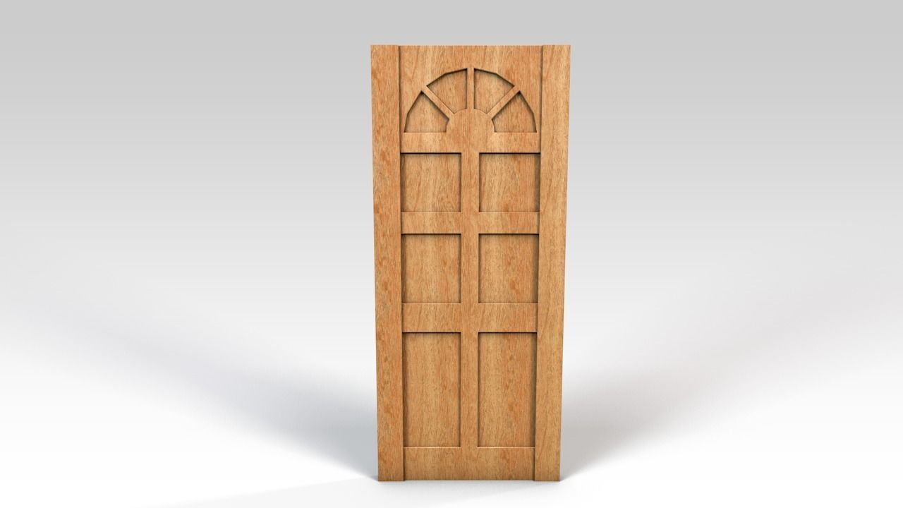 Entrance door - no window free 3D model | CGTrader