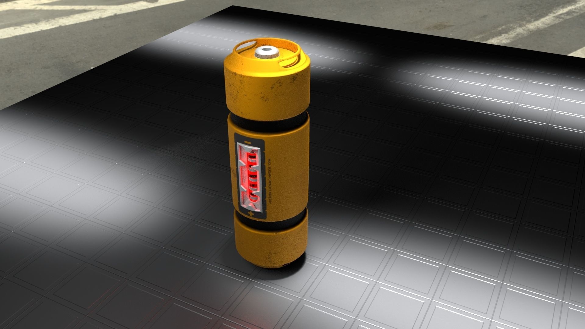 3D model Monster Inc Energy tank VR / AR / low-poly | CGTrader