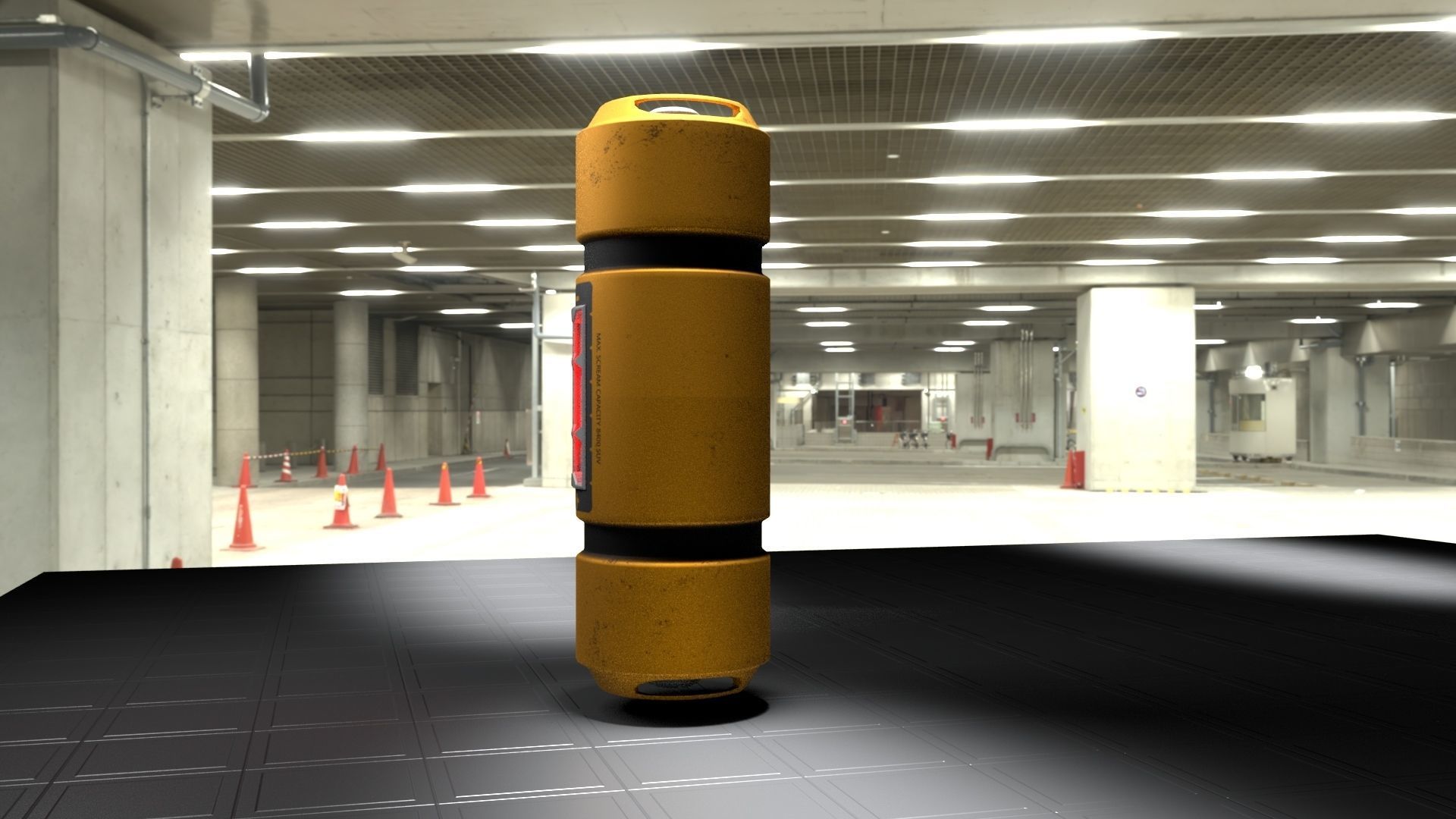 3D model Monster Inc Energy tank VR / AR / low-poly | CGTrader