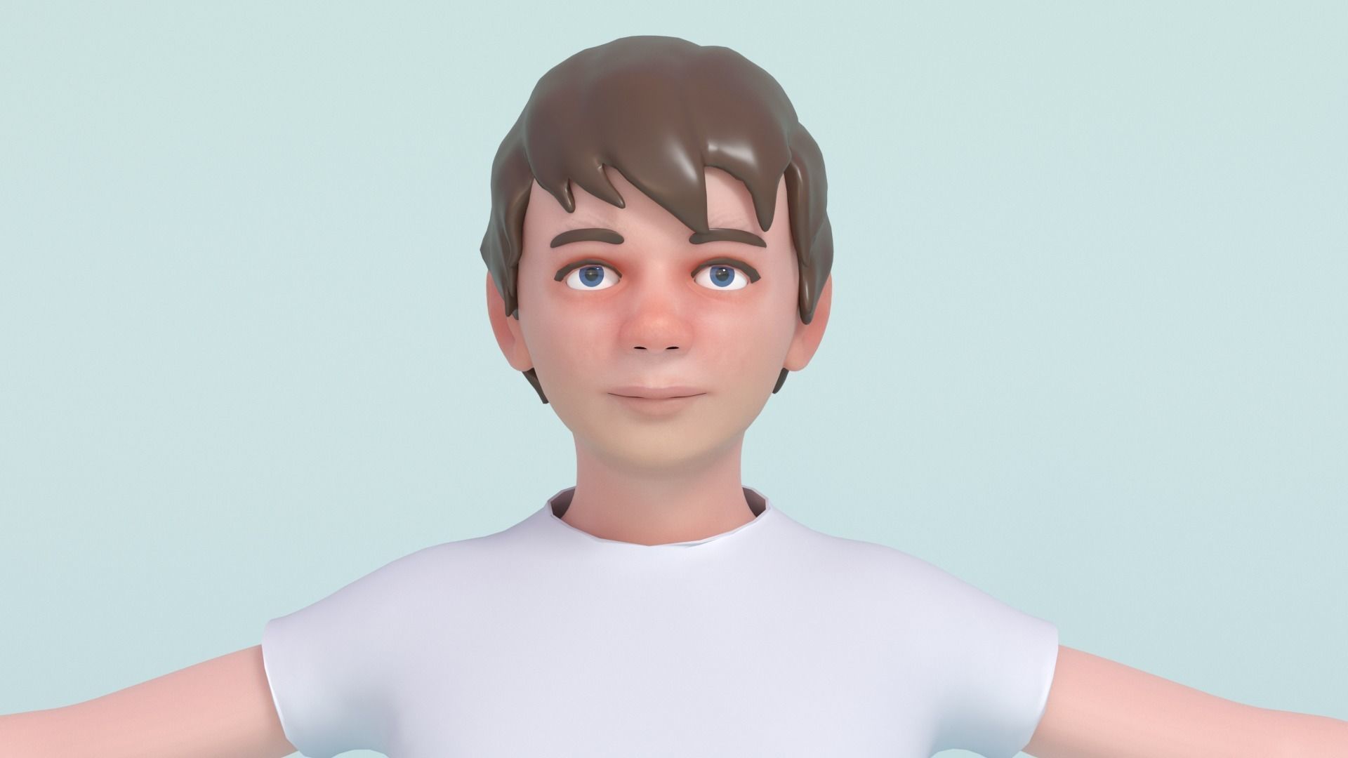 Character Boy2 free 3D model | CGTrader