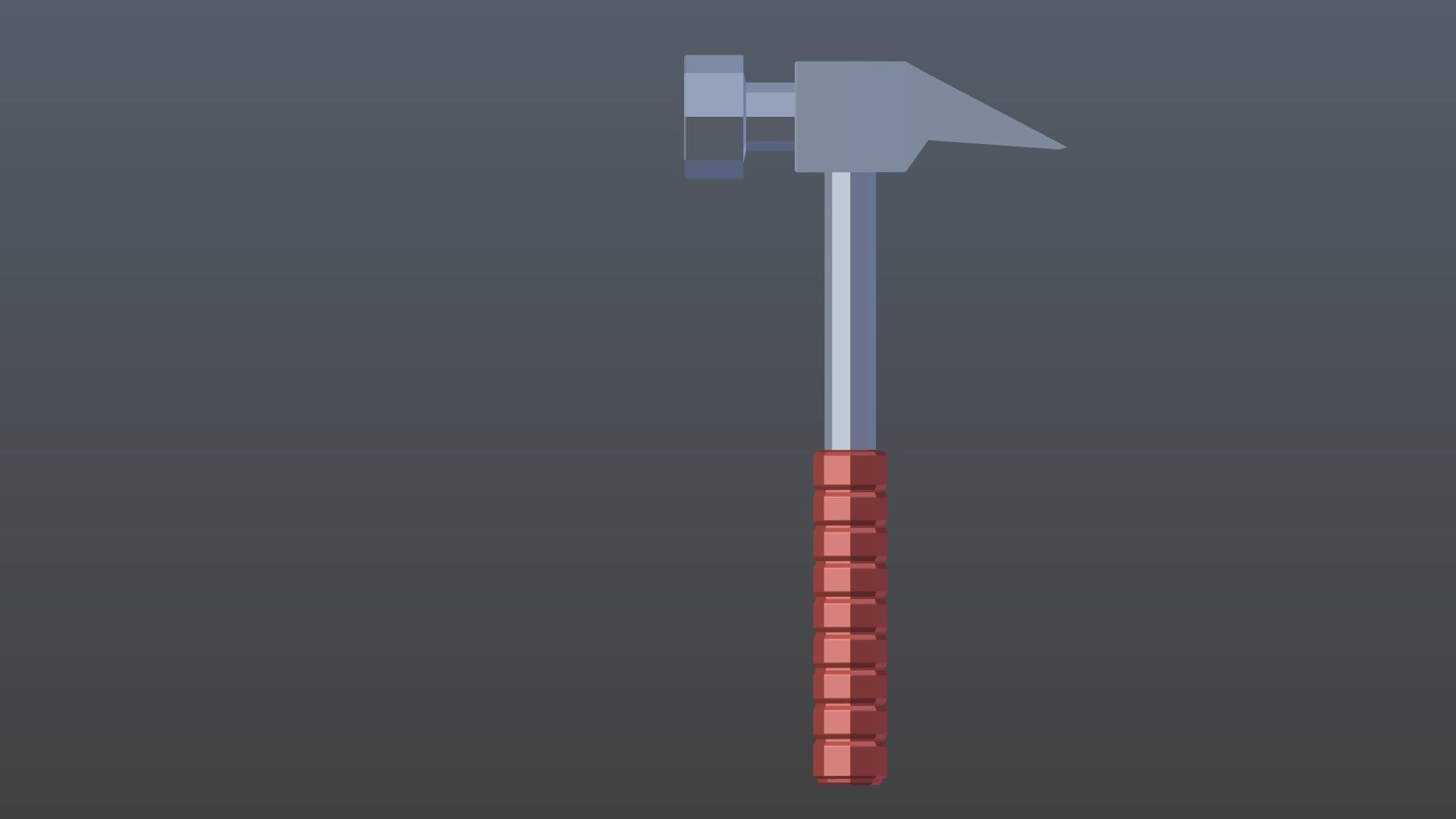 3D model Low poly hammer 5 VR / AR / low-poly | CGTrader