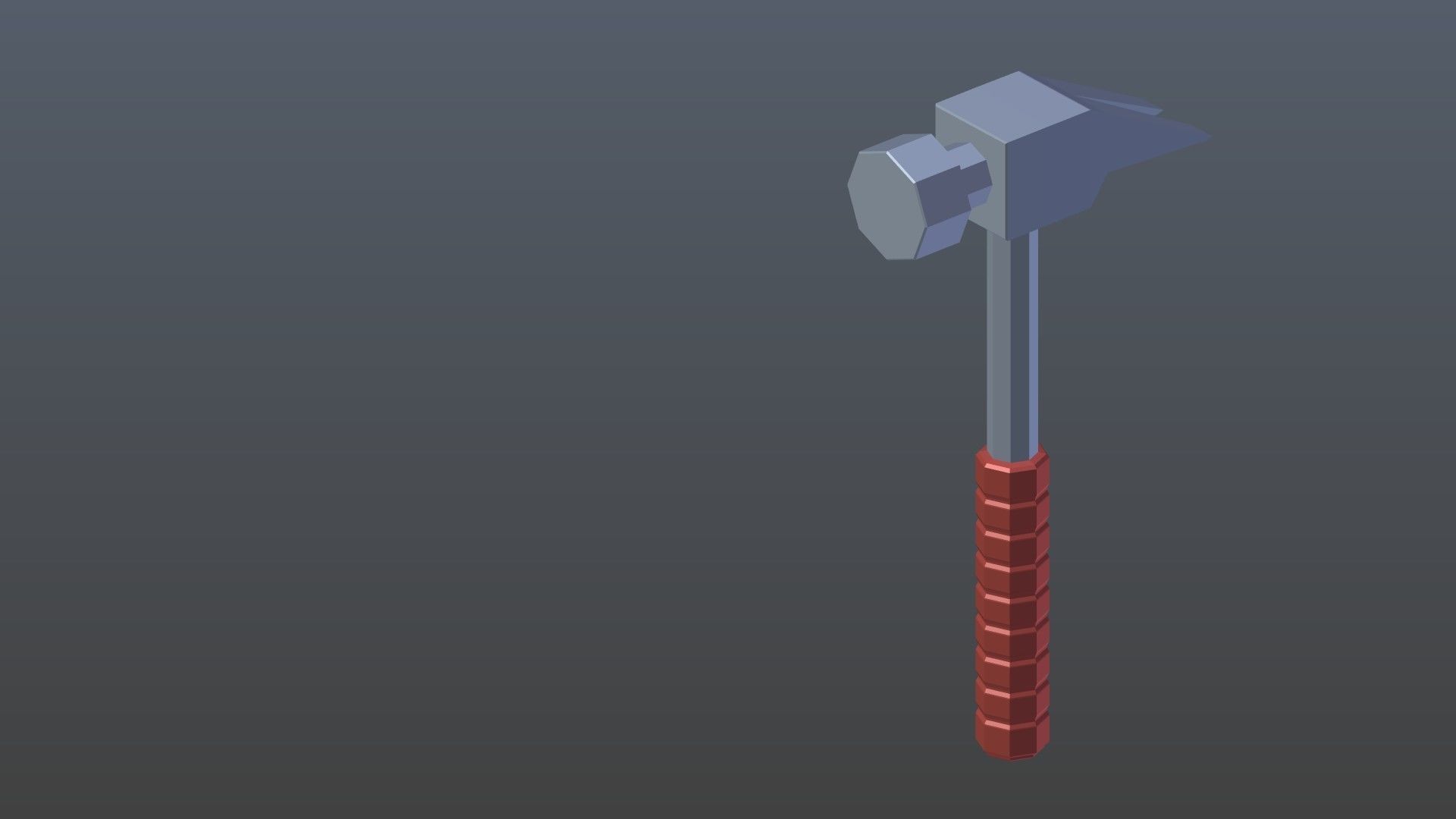3D model Low poly hammer 5 VR / AR / low-poly | CGTrader