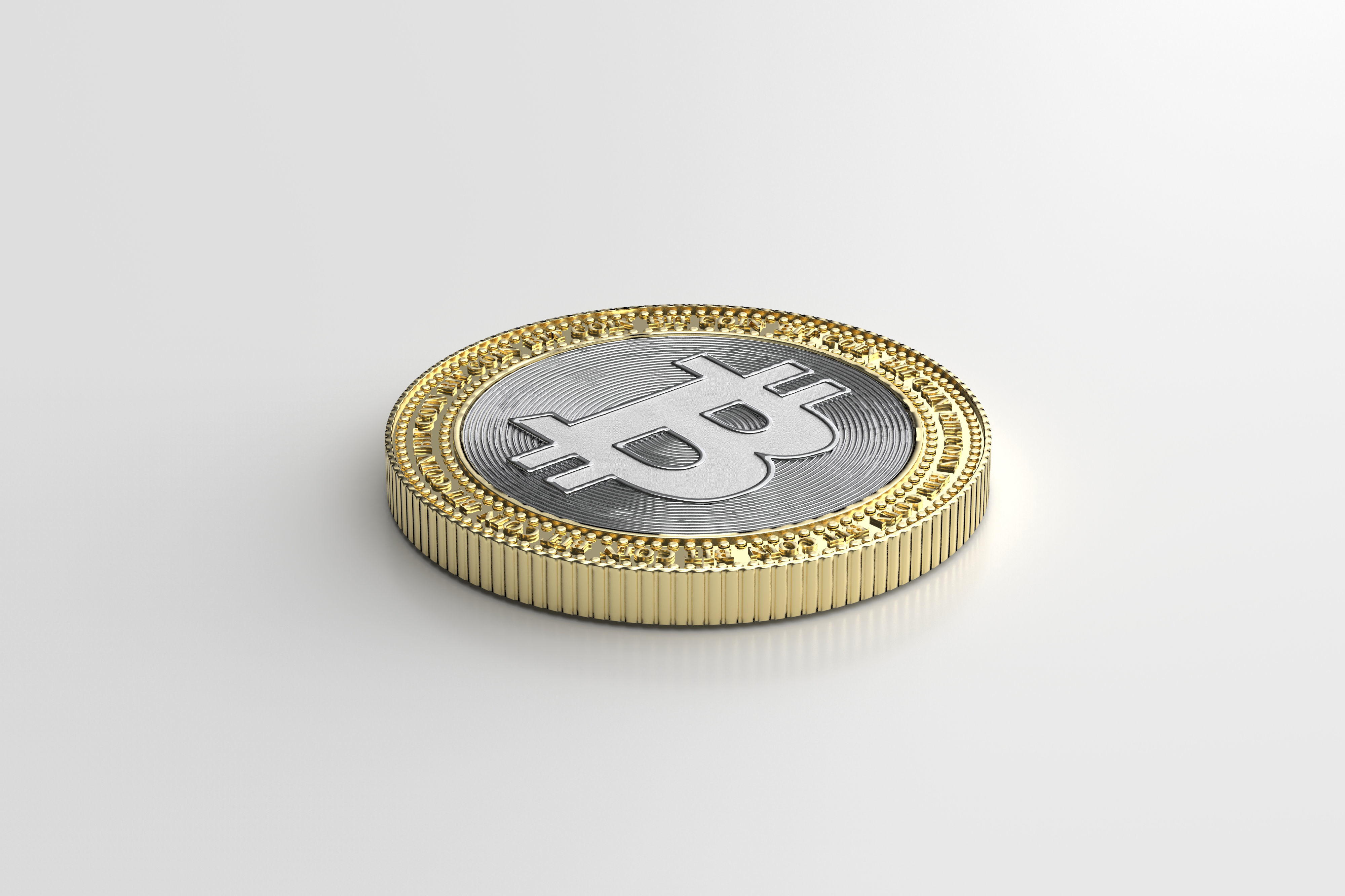 bit coin 3D model | CGTrader