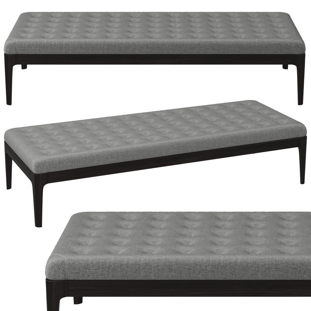 Porada Webby banquette 3D model | CGTrader