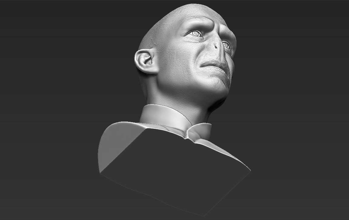 Lord Voldemort bust 3D printing ready stl obj formats 3D model 3D printable | CGTrader