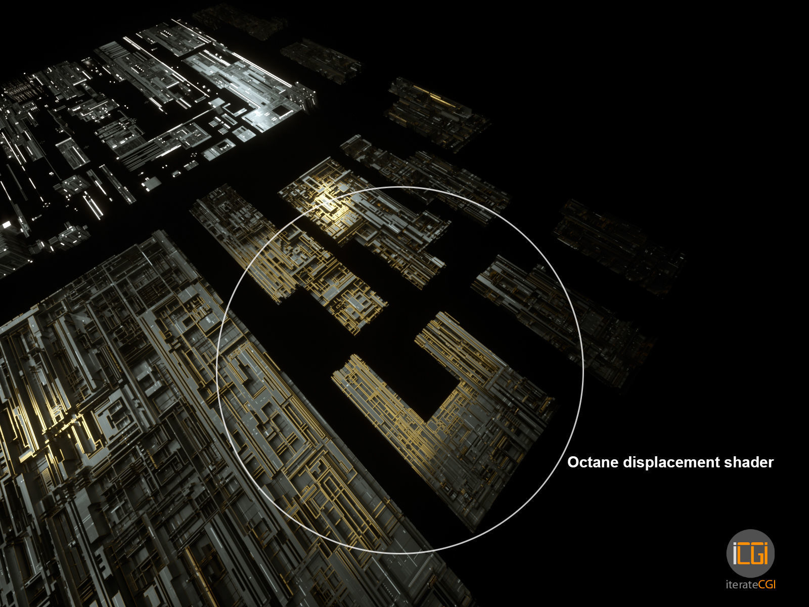 Tech Greebles set 1 3D model | CGTrader