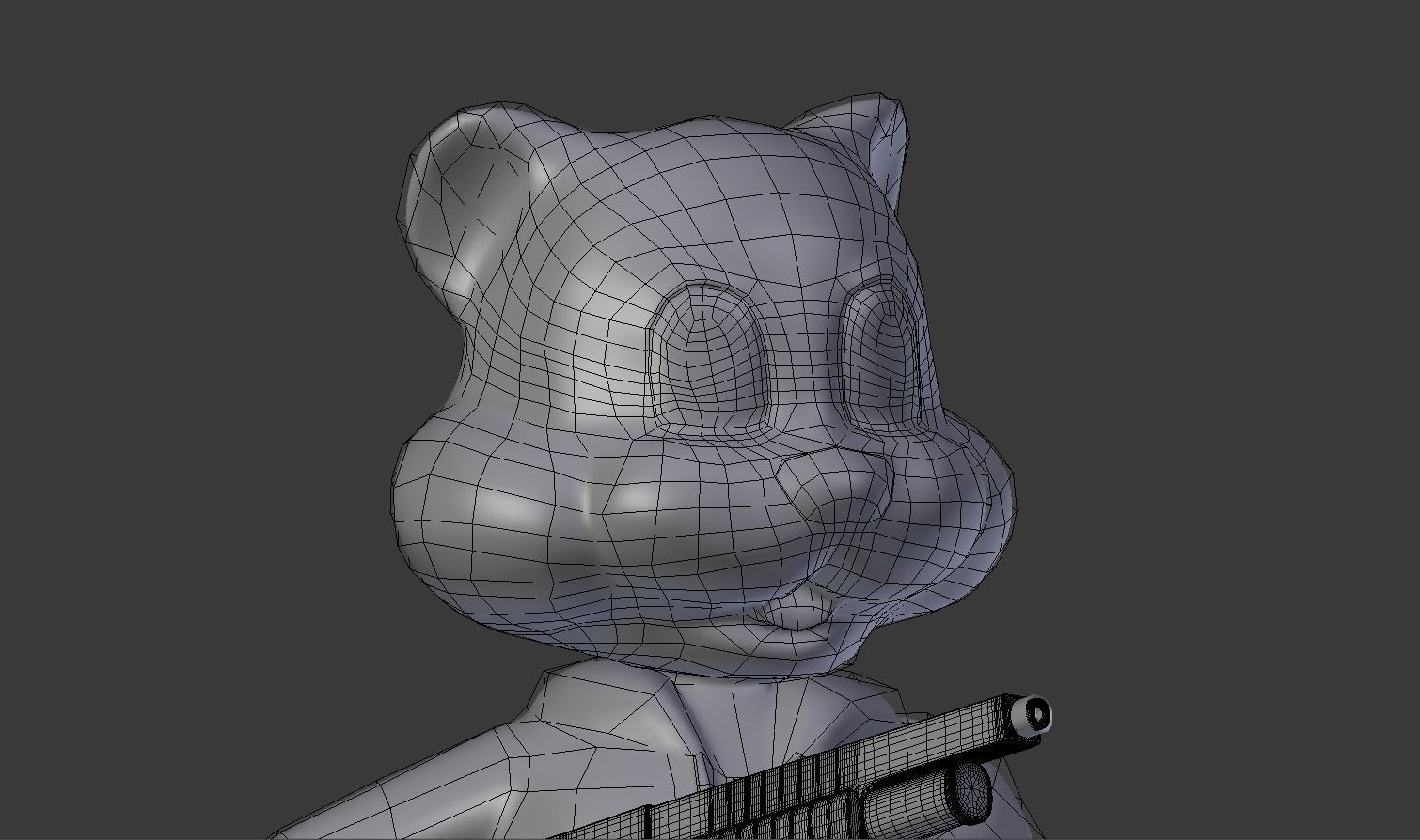 Conker the Squirrel with a Shotgun free 3D model 3D printable | CGTrader