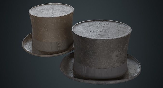 3D model Top Hat 1B VR / AR / low-poly | CGTrader