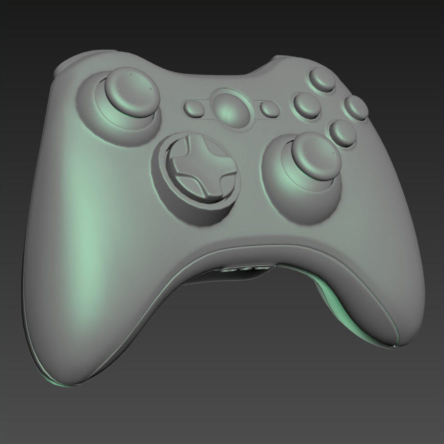 Microsoft Xbox Gamepad 3D model | CGTrader