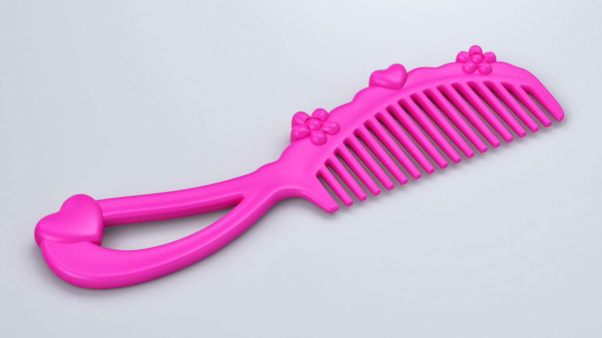 Barbie Comb 3D model | CGTrader