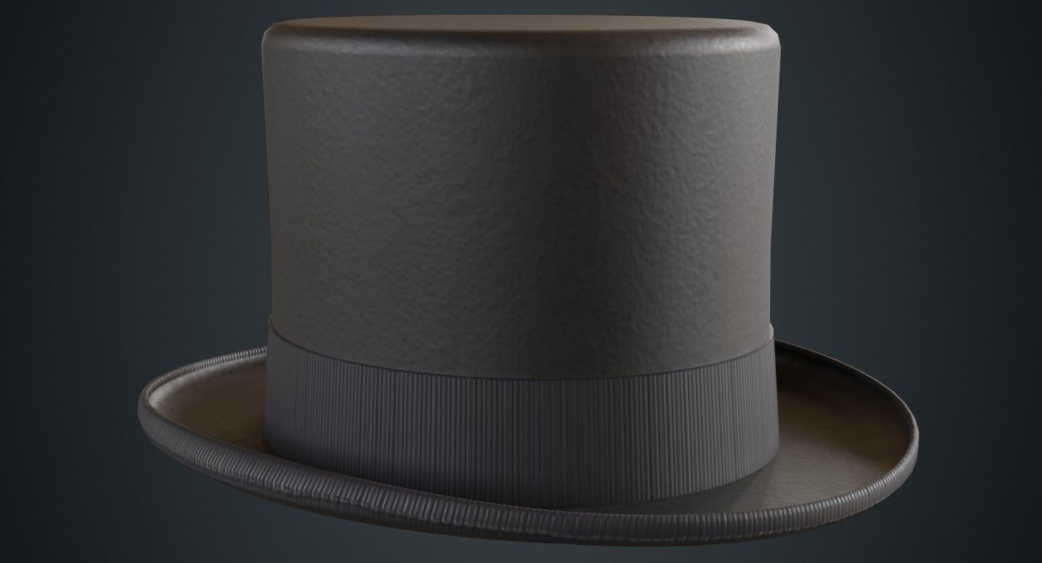 3D model Top Hat 2A VR / AR / low-poly | CGTrader