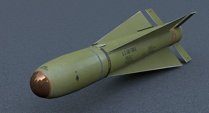 3D model AGM 65D Maverick Air to Ground Missile VR / AR / low-poly ...