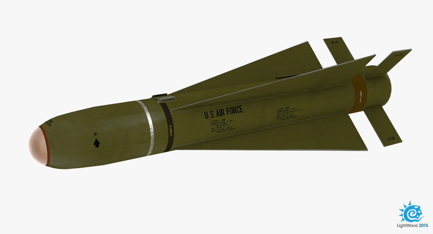 3D model AGM 65D Maverick Air to Ground Missile VR / AR / low-poly ...