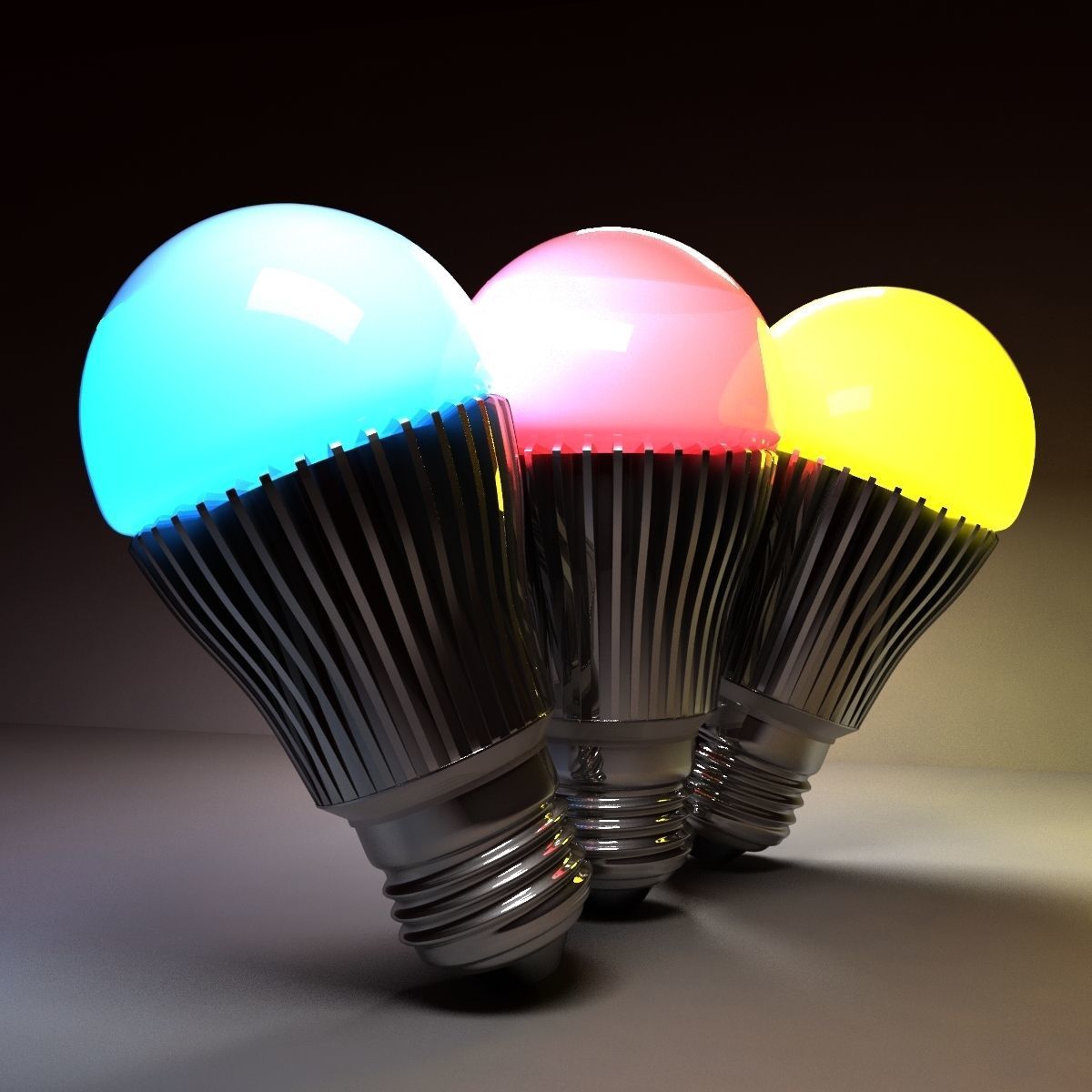 LED lights 3D model | CGTrader