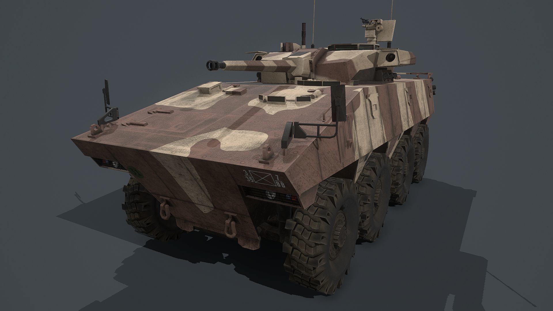 3D model VBCI - 2 Nexter VR / AR / low-poly | CGTrader