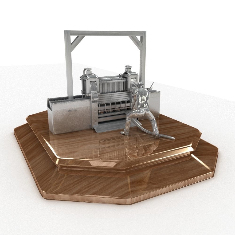 Steel Sculpture 3D model | CGTrader