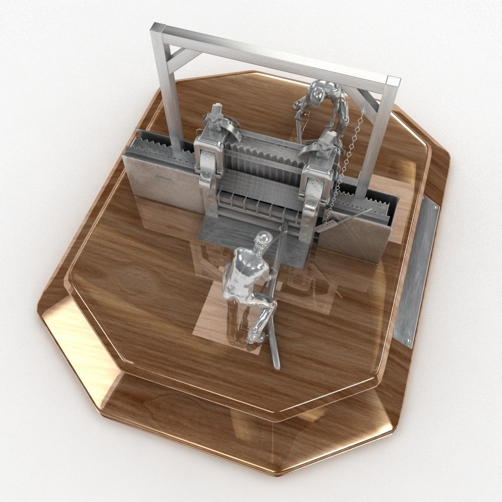 Steel Sculpture 3D model | CGTrader