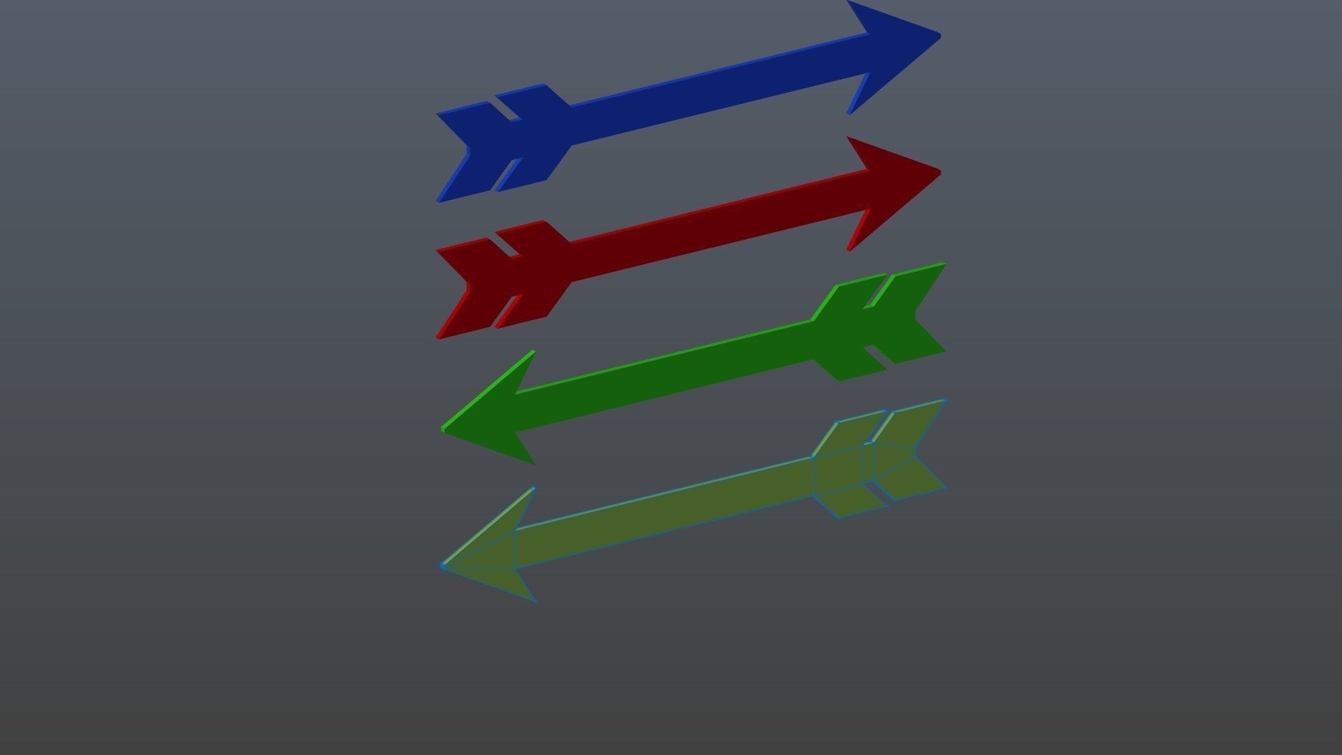 3D model Low poly arrow 14 VR / AR / low-poly | CGTrader