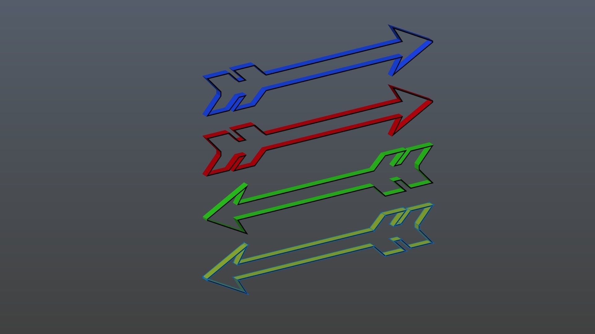 3D model Low poly arrow 15 VR / AR / low-poly | CGTrader