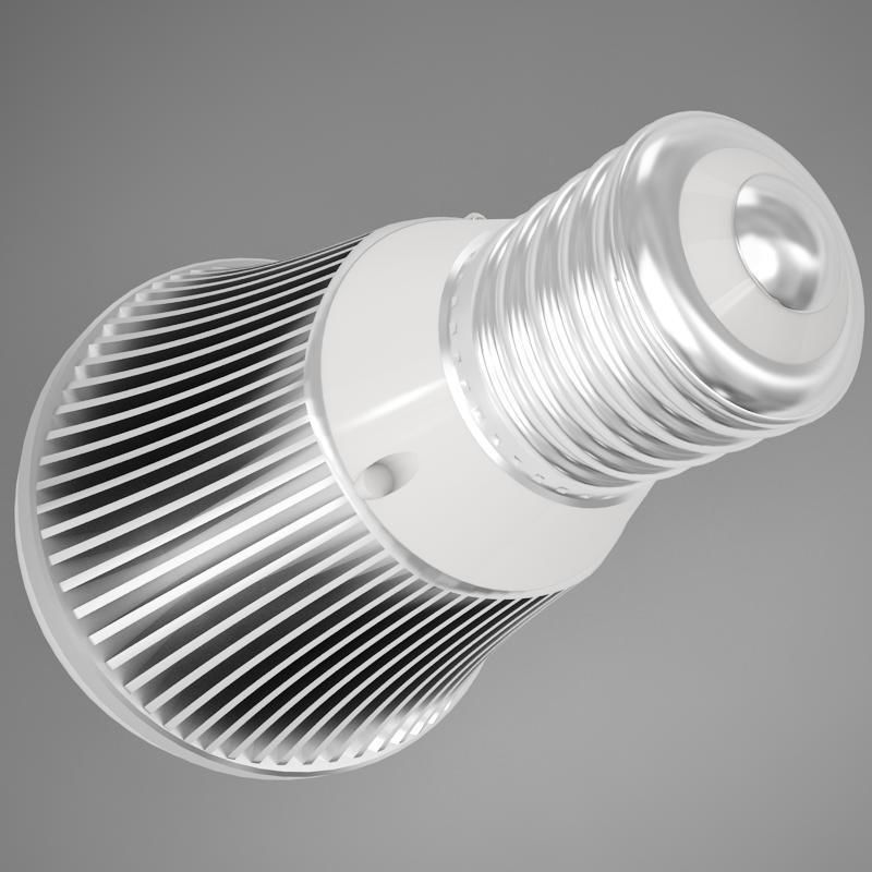 LED Light Bulb HD 3D model | CGTrader