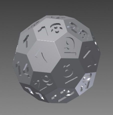 32 faced Dice free 3D model | CGTrader