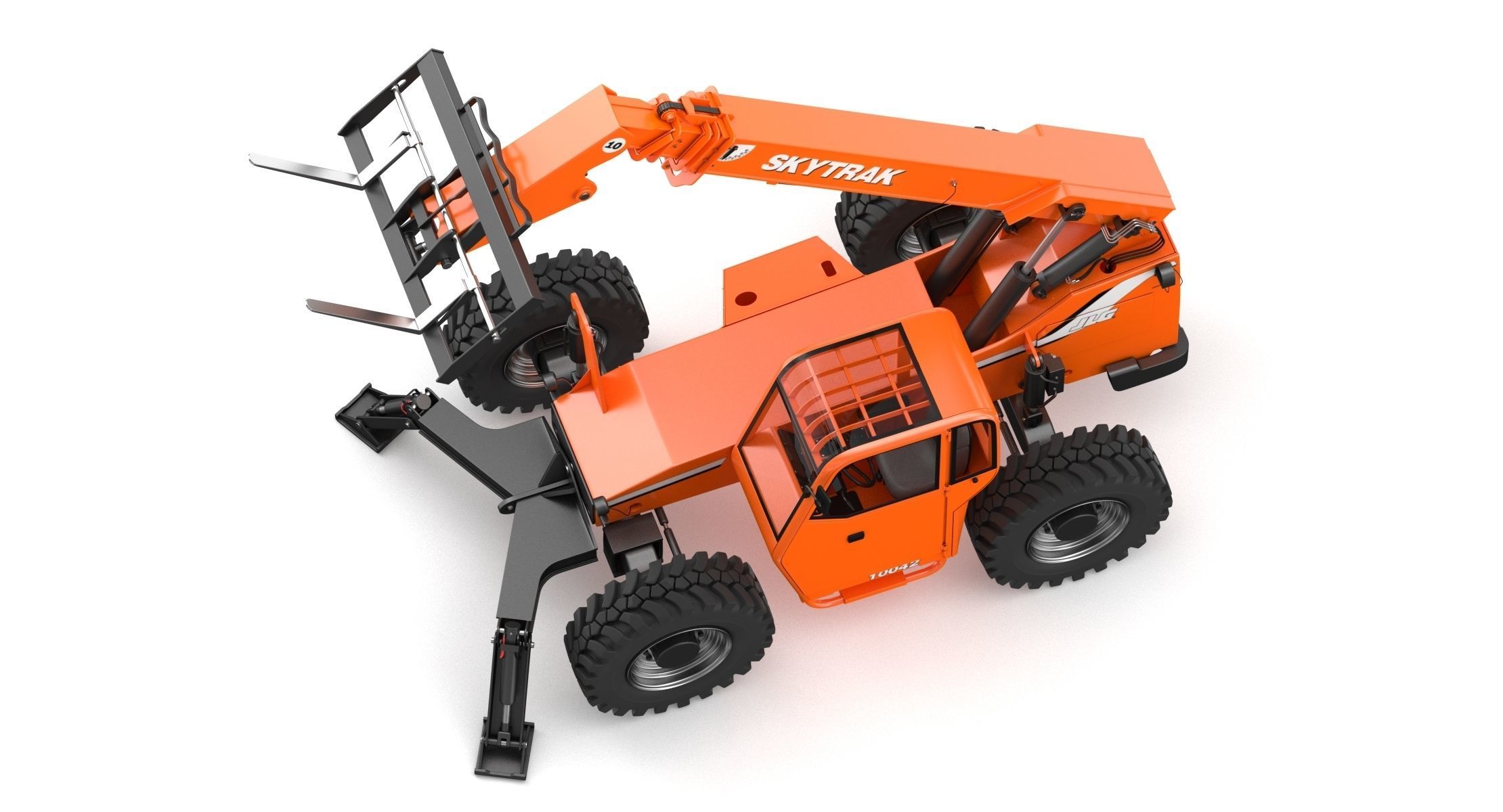JLG 10042 SkyTrak Telehandlers 3D model | CGTrader