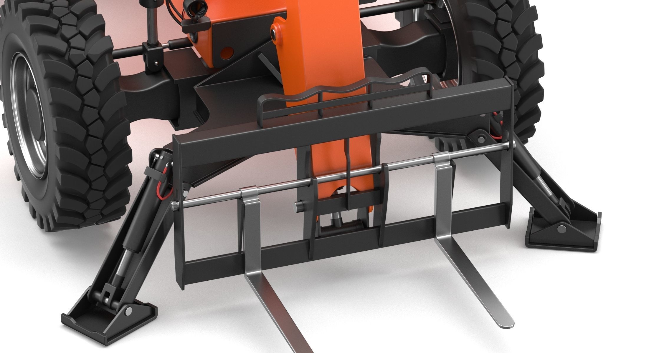 JLG 10042 SkyTrak Telehandlers 3D model | CGTrader