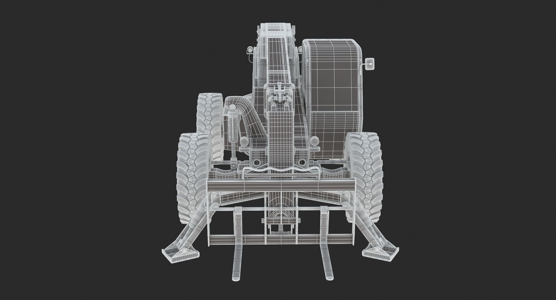 JLG 10042 SkyTrak Telehandlers 3D model | CGTrader