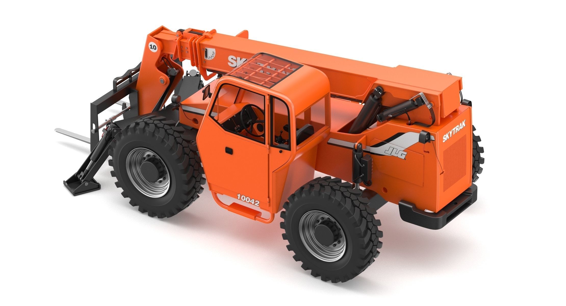JLG 10042 SkyTrak Telehandlers 3D model | CGTrader